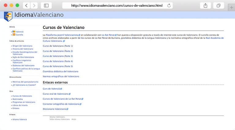 Valenciano and Castellano Learning Resources